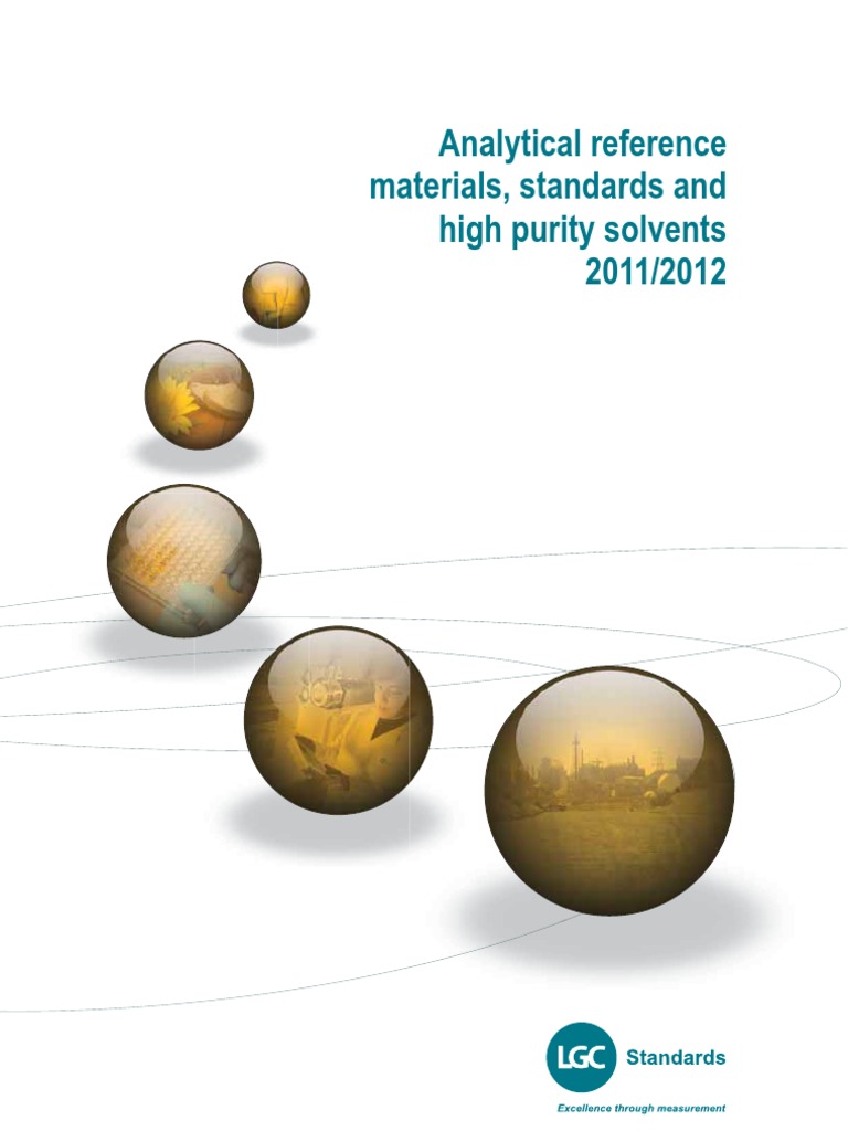 Catálogo LGC Standards | PDF | Uncertainty | Polychlorinated Biphenyl