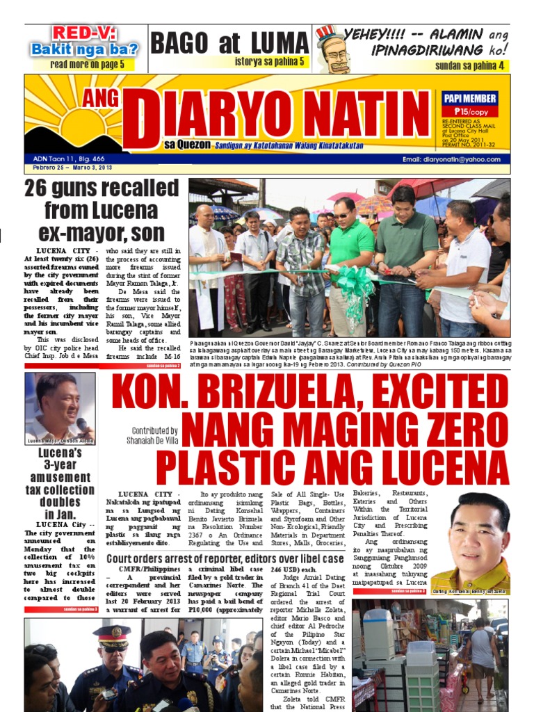 Ang Diaryo Natin Isyu 466 | PDF