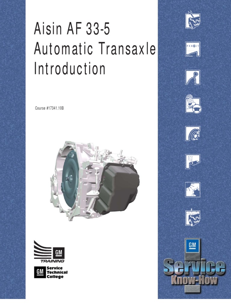 Af33 5 | PDF | Automatic Transmission | Transmission (Mechanics)