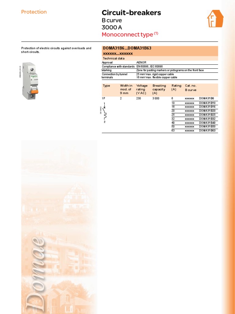 Schneider Electric DomA | PDF | Cable | Components