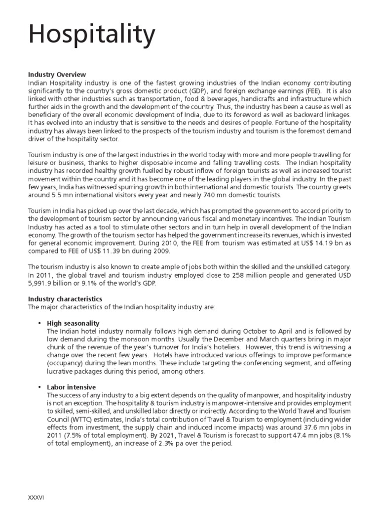 Hospitality | PDF | Finance & Money Management