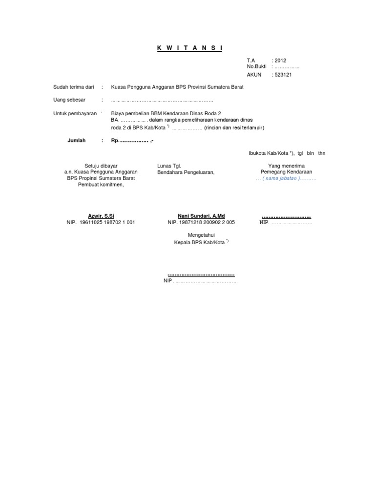 Contoh Spj Pdf