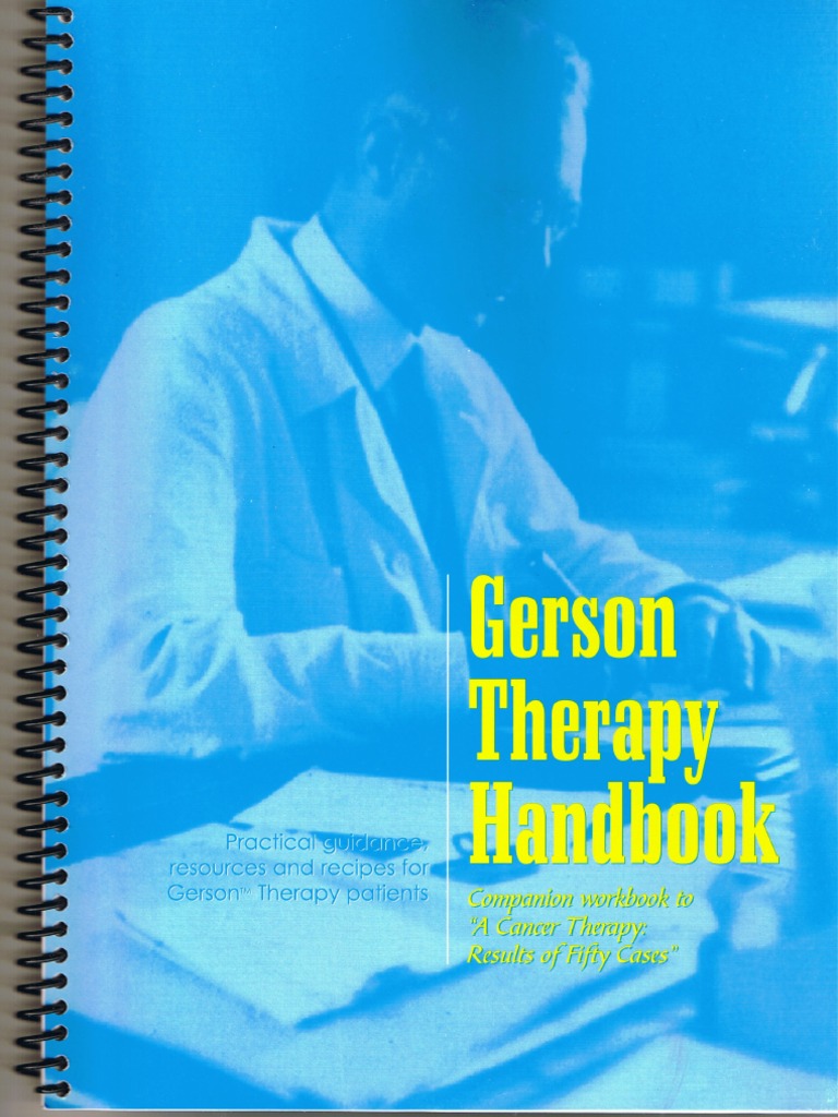 Gerson Therapy Handbook | PDF