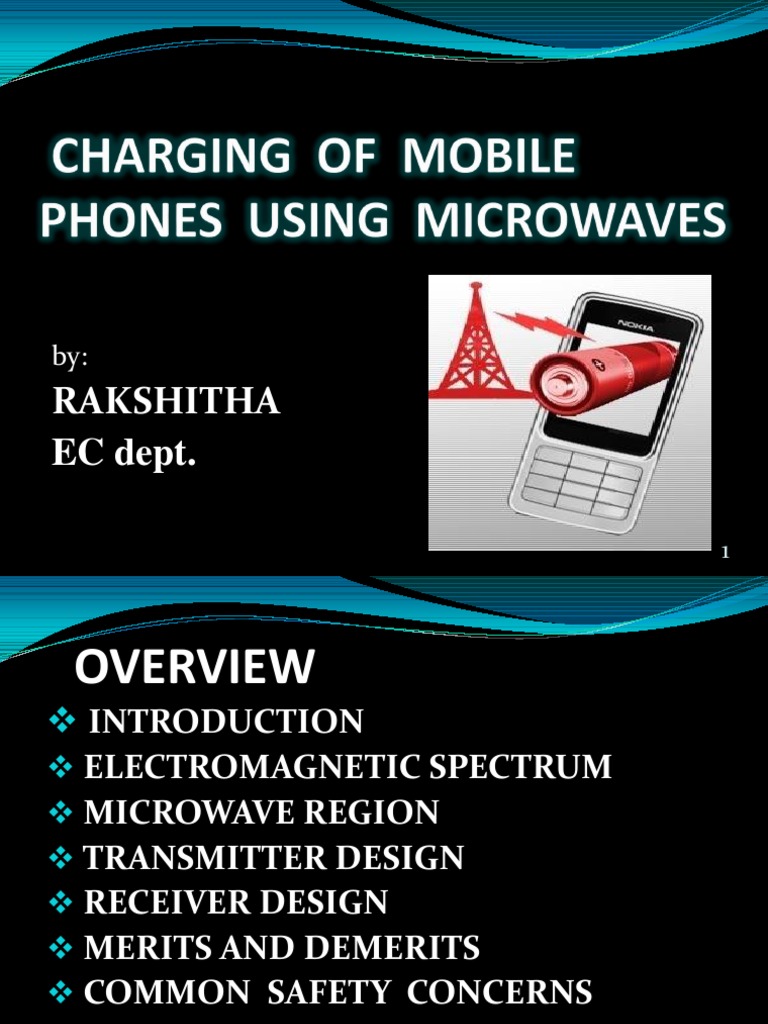 Wireless Microwave Charging Overview | PDF | Microwave ...