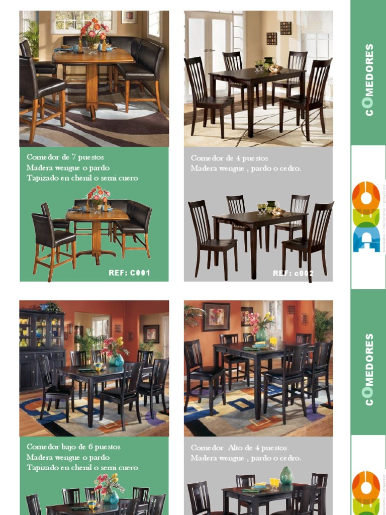 Catalogo Madera | PDF | Mueble | Artes Decorativas