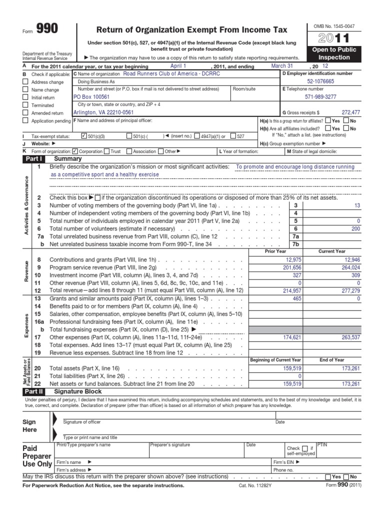 2012 990x | PDF | Irs Tax Forms | 501(C) Organization