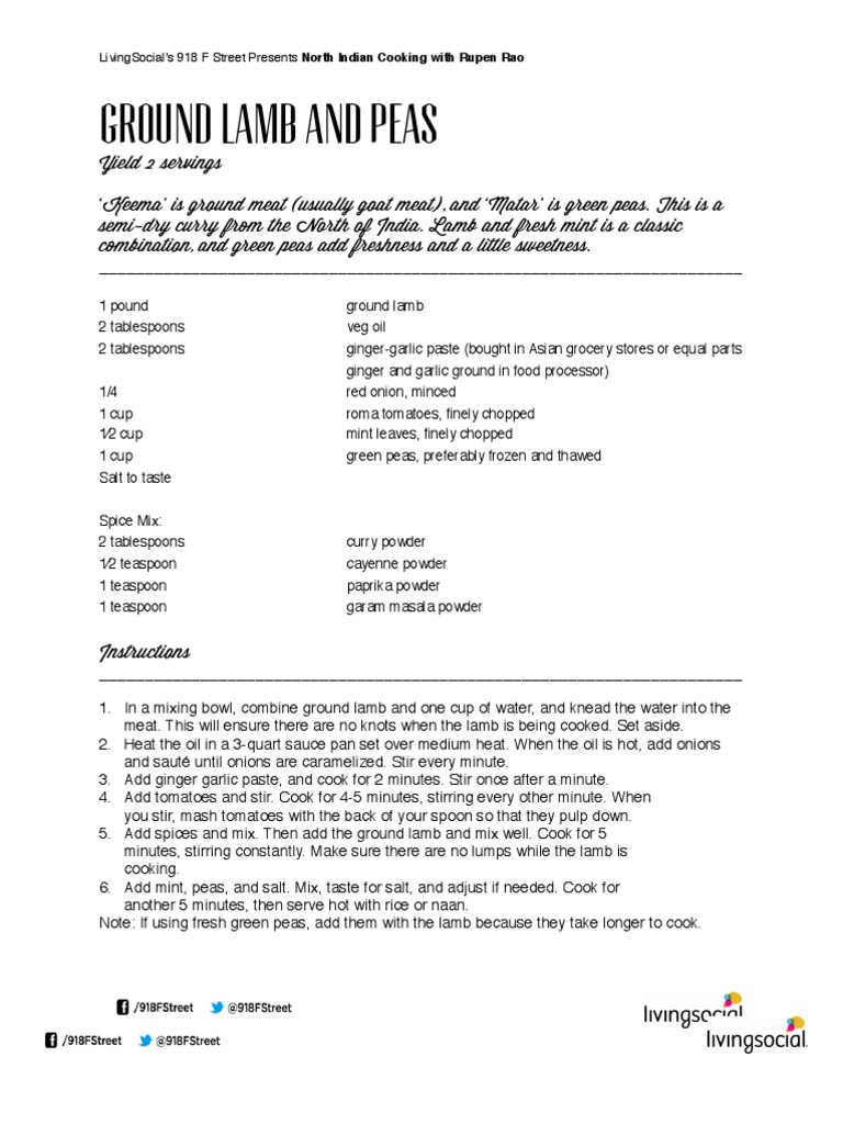 Rupen Rao North Indian Recipes | PDF | Curry | Indian Cuisine