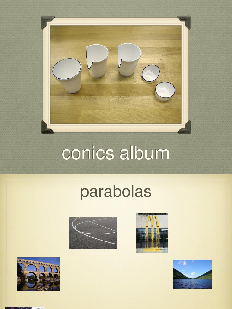 Conics: Parabolas, Circles, Ellipses, Hyperbolas | PDF
