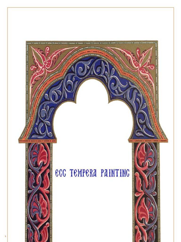 Distemper Techniques for Icon Painting | PDF | Varnish | Oil Painting