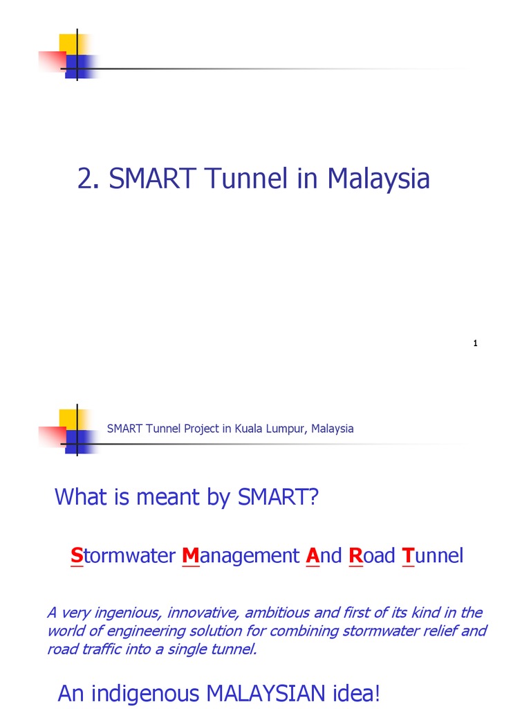 2 SMART Tunnel in Malaysia | PDF | Tunnel | Flood