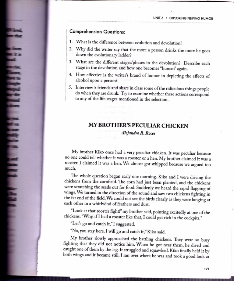 My Peculiar Chicken | PDF | Mystery, Thriller & Crime Fiction