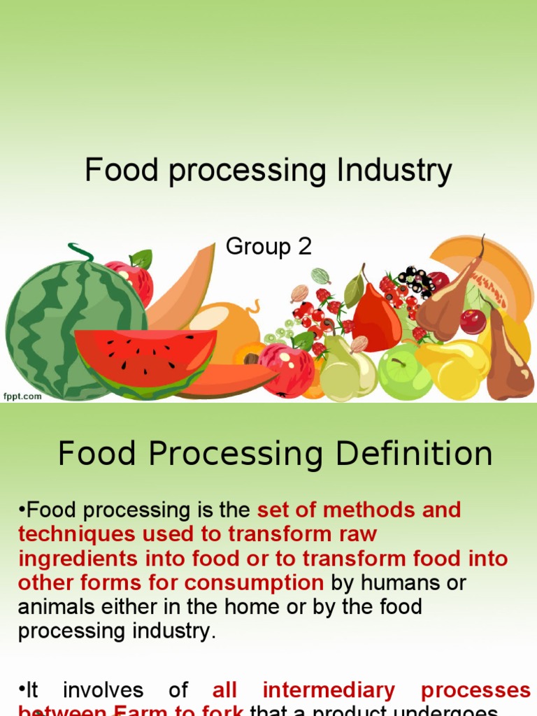 Indian Food Processing Industry | PDF | Fruit Preserves | Food Industry
