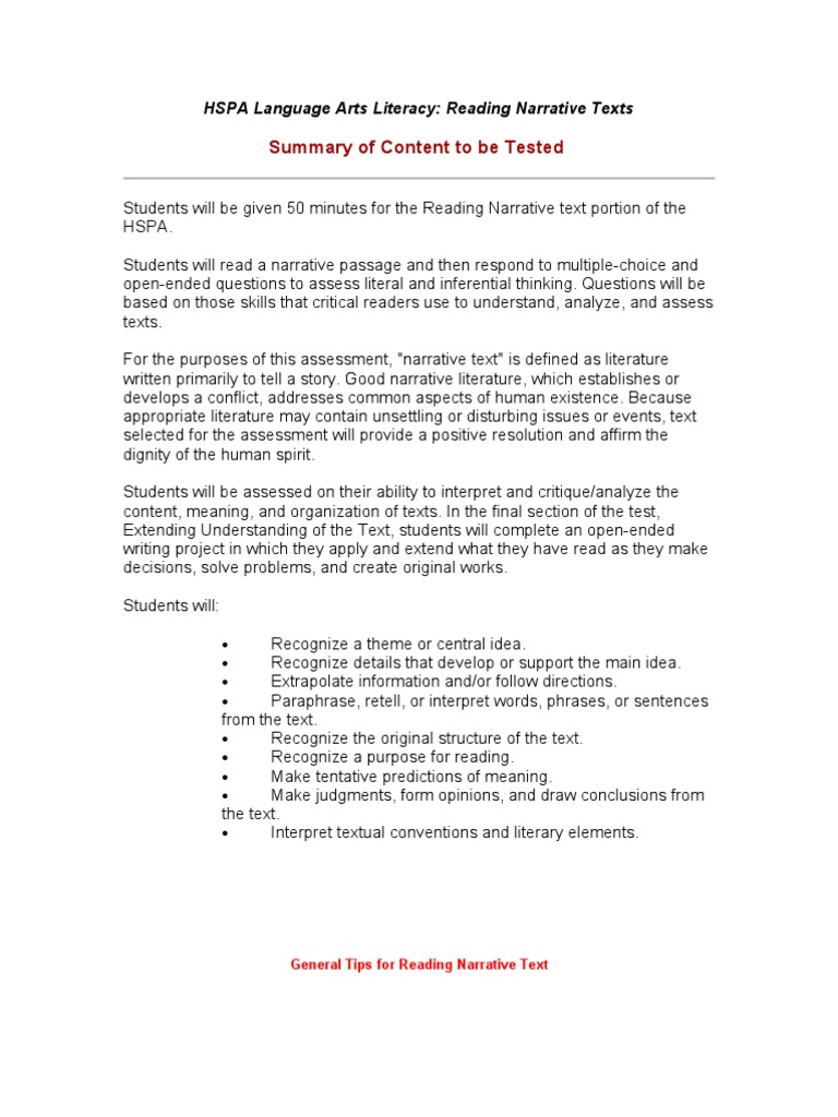 Narrative Reading Section Complete | PDF | The Jungle | Narration