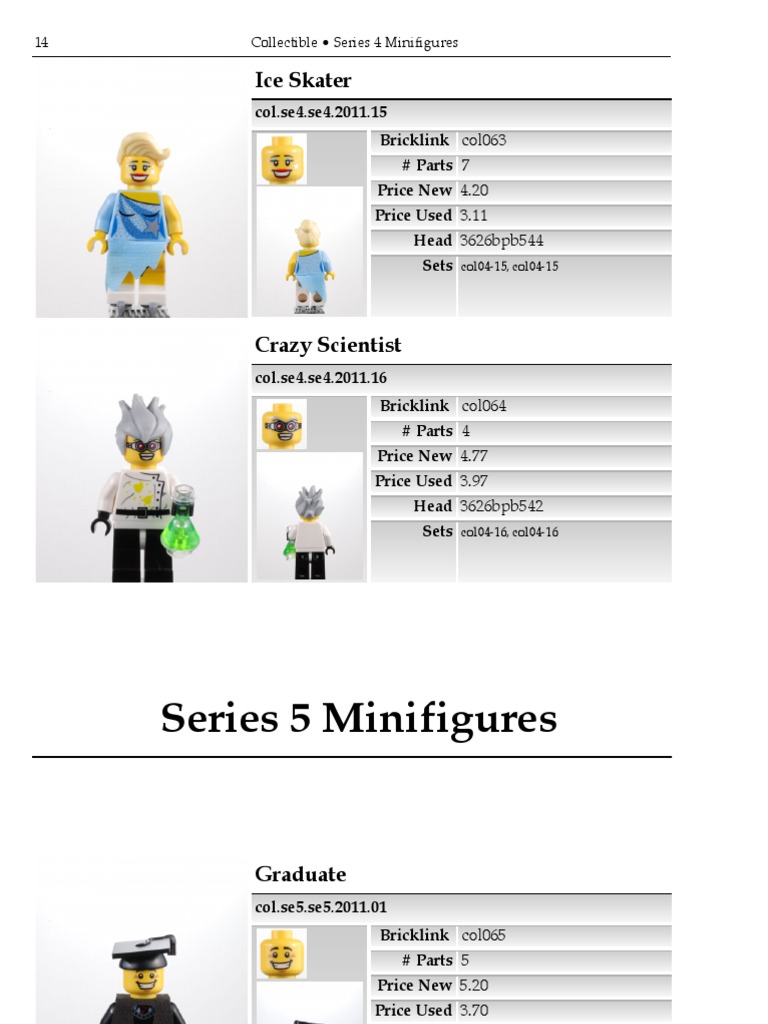 PREVIEW: The 2011 LEGO Minifigure Catalog (2nd Edition) | PDF