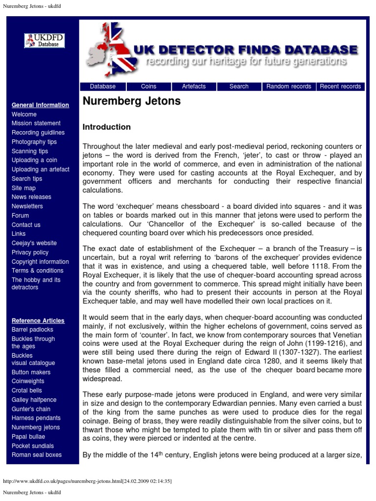 Nuremberg Jetons - Ukdfd | PDF | Pound Sterling