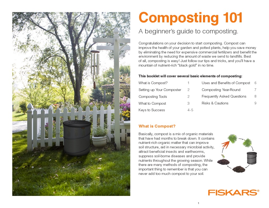 Composting 101 Booklet Print | PDF | Compost | Gardens