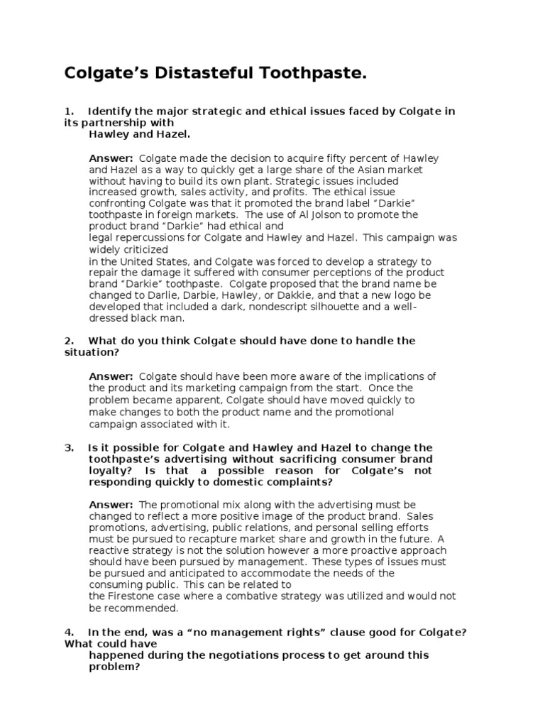 Colgate | PDF | Brand | Advertising