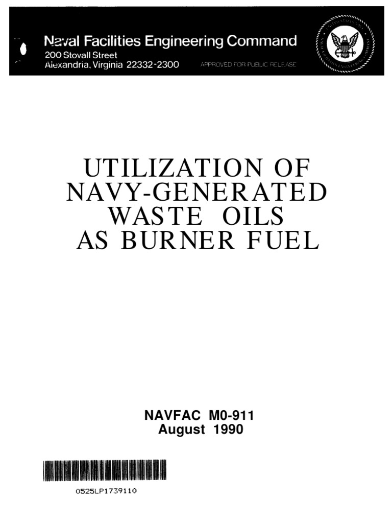 Navy Doc Used Oils As Burner Fuel | PDF | Home & Garden | Science ...
