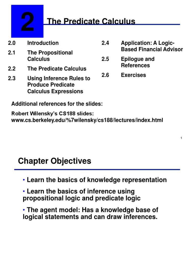 The Predicate Calculus | PDF | Interpretation (Logic) | First Order Logic