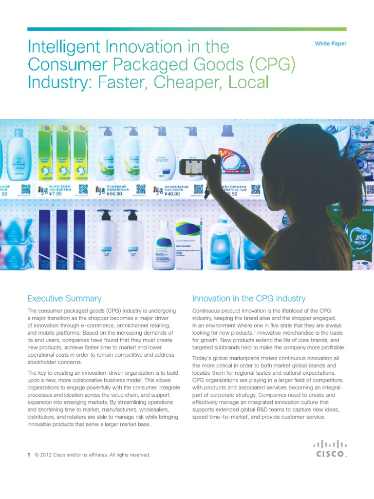 Cisco CPG White Paper | PDF | Innovation | Strategic Management