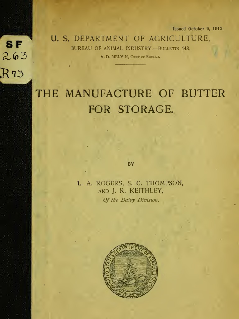 Butter For Storage | PDF | Butter | Refrigerator
