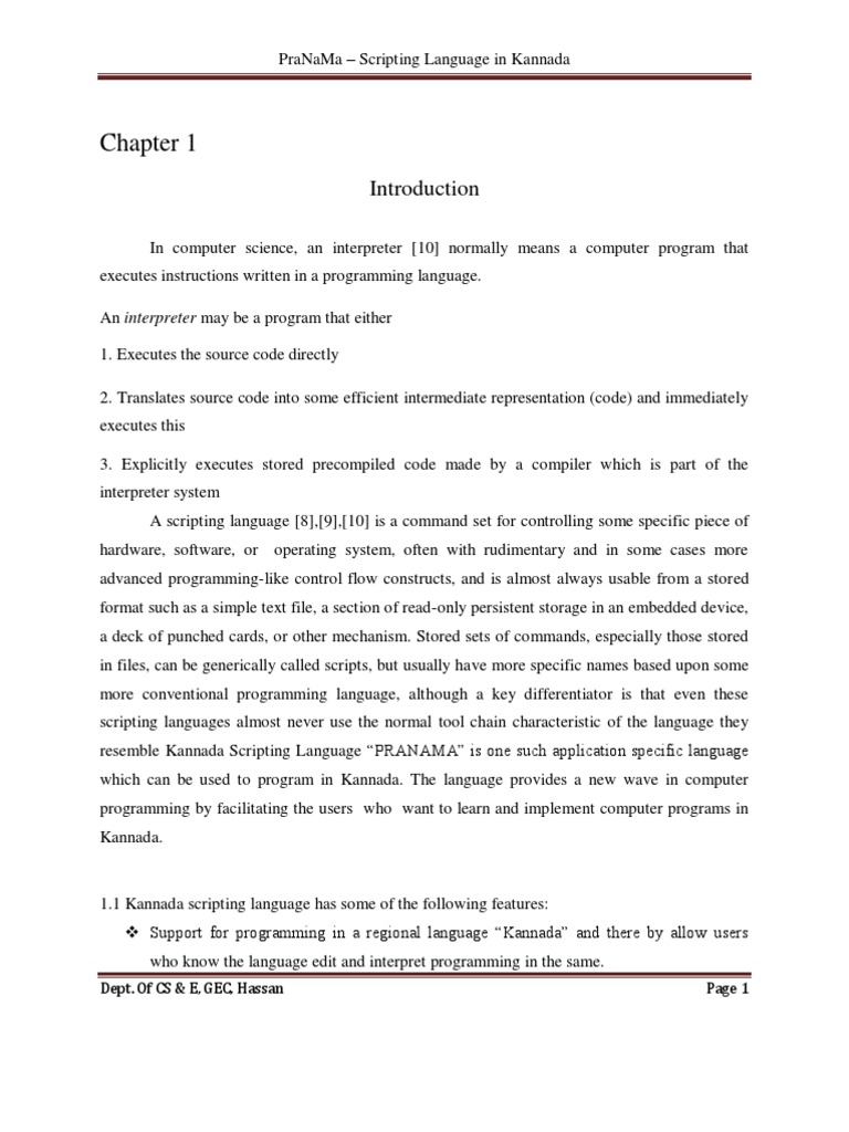 Dept. of CS & E, GEC, Hassan | PDF | Data Type | Subroutine