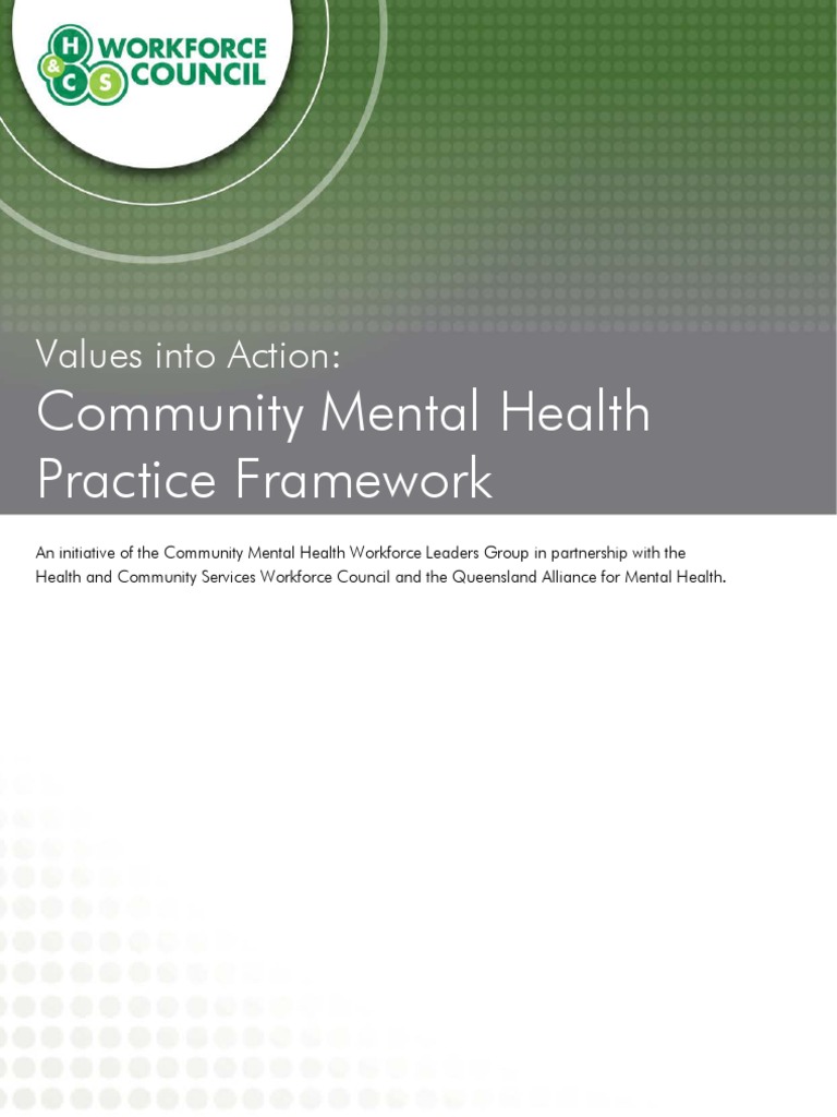 CMH Practice Framework - Final (Web) | PDF | Community | Recovery Approach