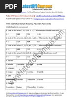 Accenture Aptitude Placement Papaer | PDF | Fraction (Mathematics ...