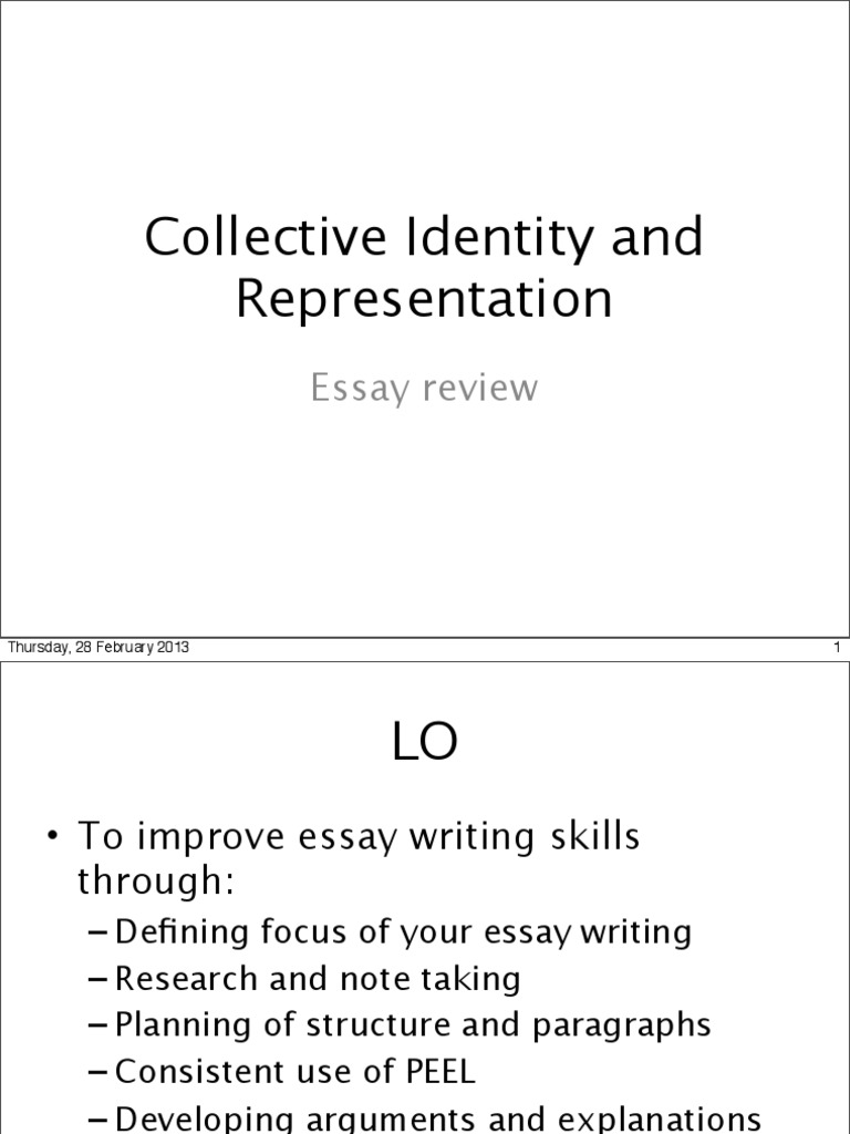 Collective Identity and Representation | PDF | Representation (Arts ...