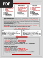 BFS Five-Day Workout Overview | PDF | Weight Training | Strength Training