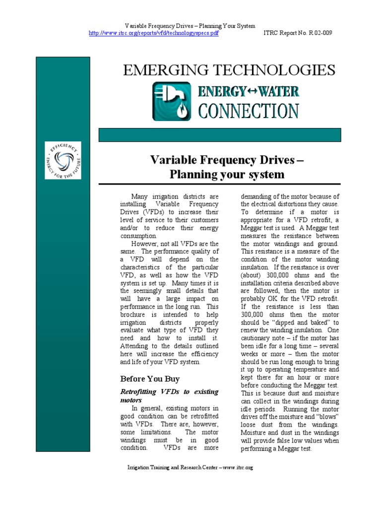 Variable Frequency Drive | PDF
