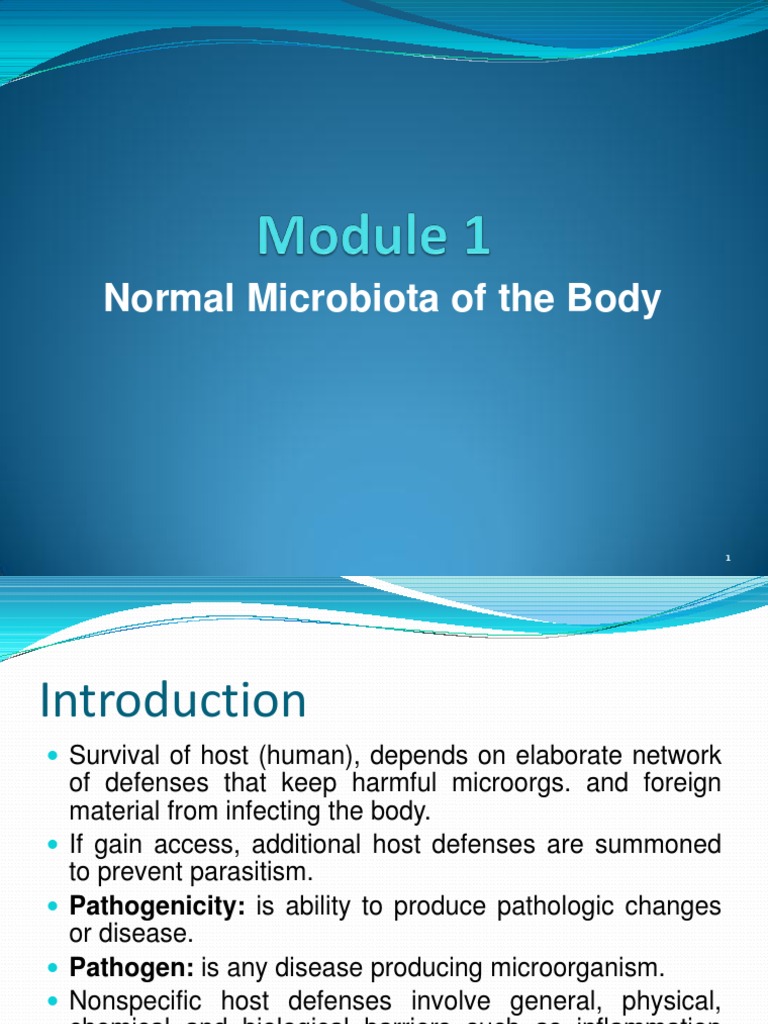 Normal Microbiota of The Body | PDF | Microbiota | Symbiosis