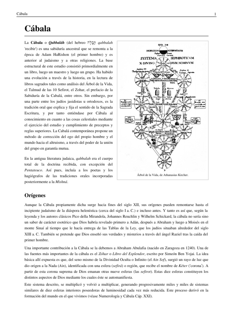 Cábala: Orígenes