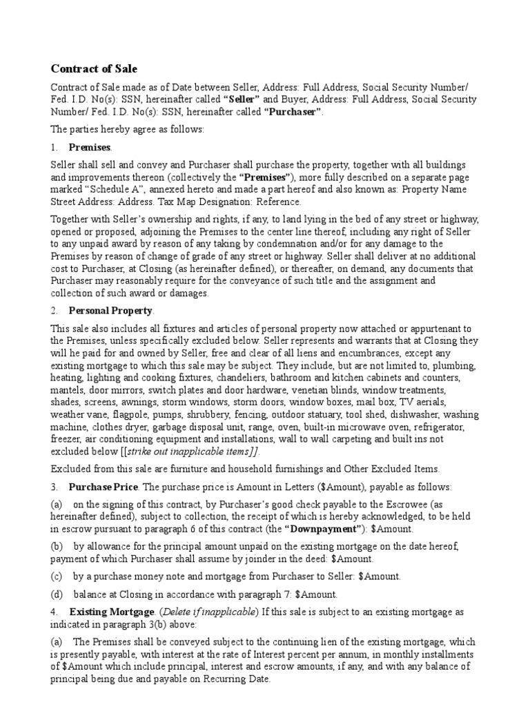 Sale Deed Format | Download Free PDF | Mortgage Law | Loans