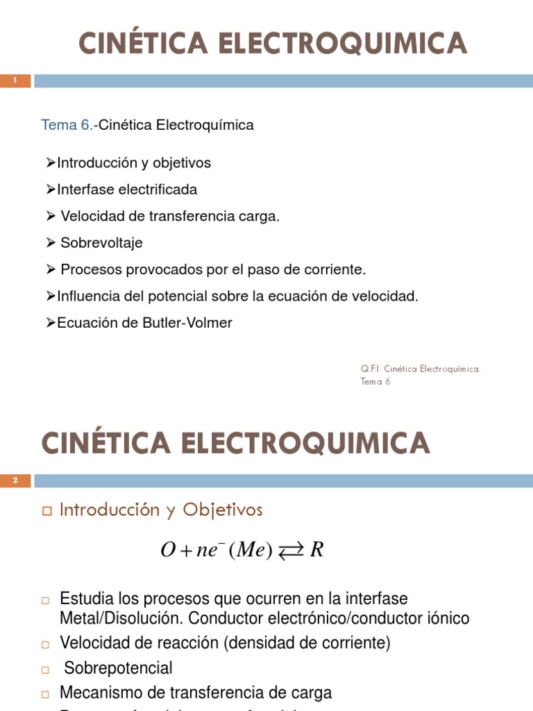 Cinetica Electroquimica | PDF | Electroquímica | Mecanica clasica