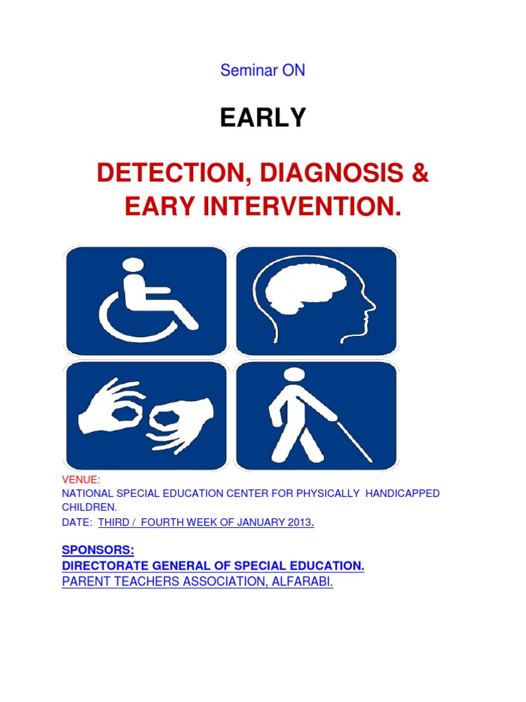 Detection, Diagnosis & Eary Intervention.: Early | PDF | Pregnancy ...