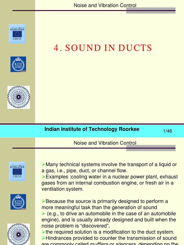 Sound in Ducts | PDF