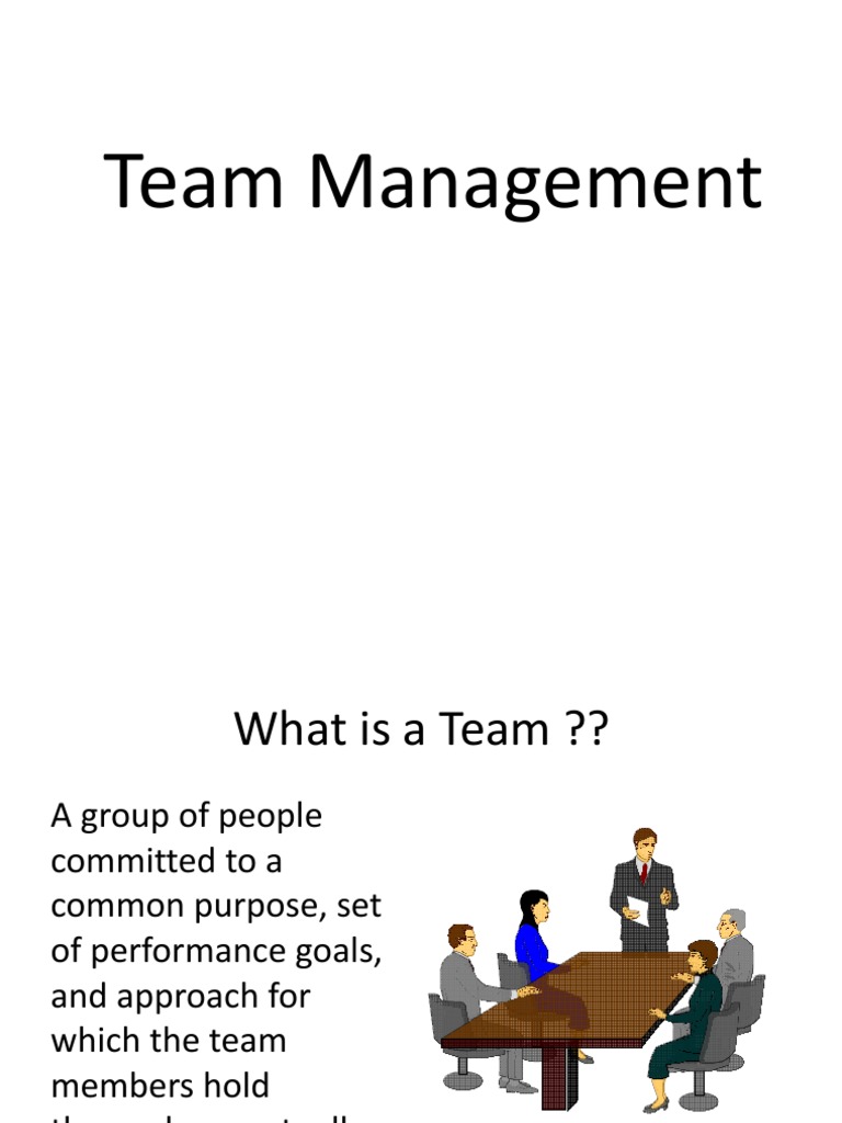 Team Management | PDF | Psychological Concepts | Cognition