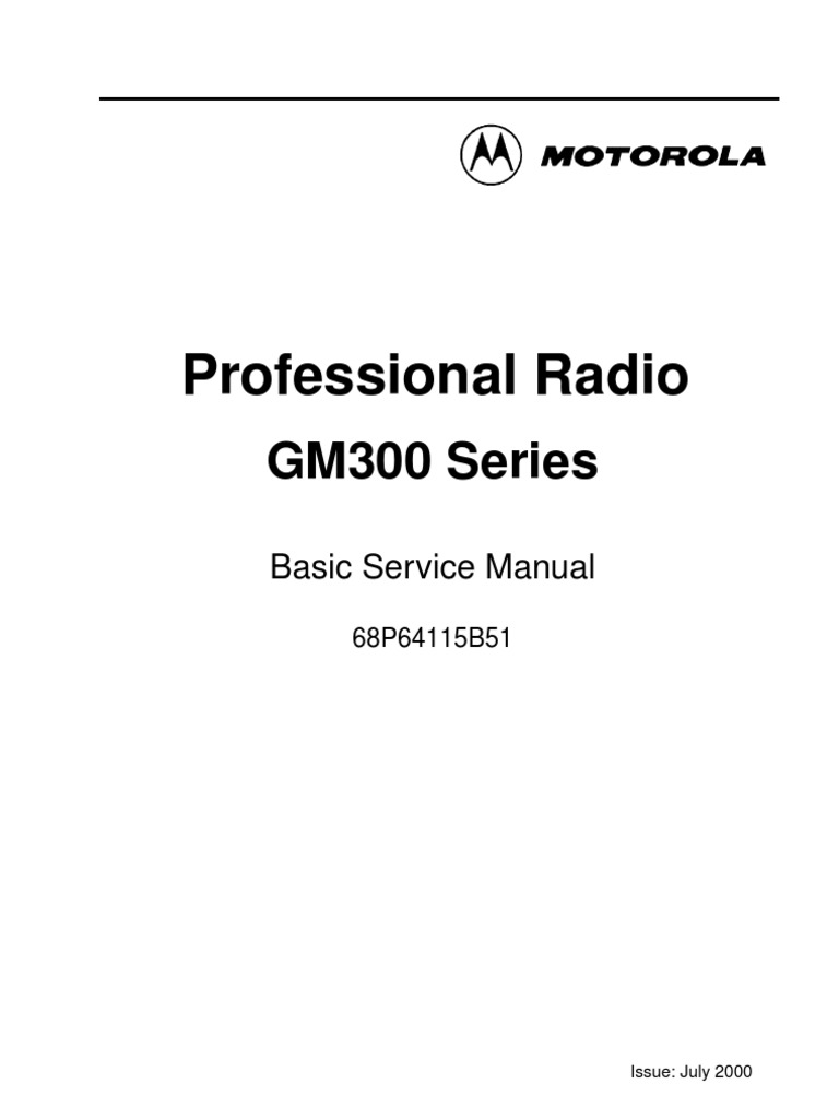 GM300 SM | PDF | Electrical Connector | Electromagnetic Interference