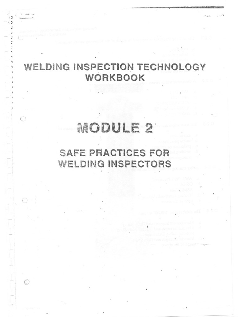 125 Welding-Inspection-Technology-M11-Q-A PDF | PDF