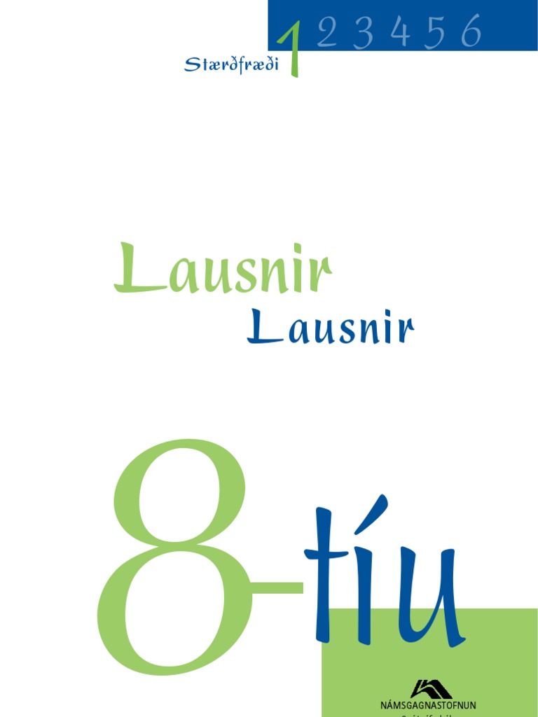 8-Tíu 1 Lausnir | PDF