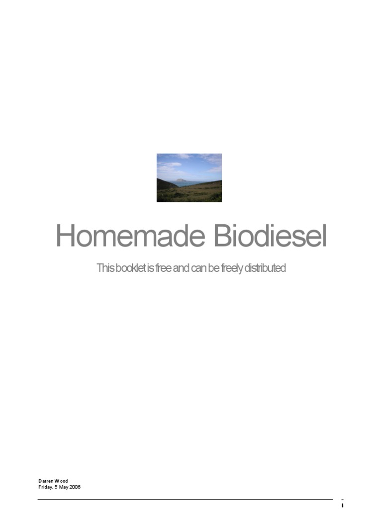 How To Produce Biodiesel Guide | PDF | Biodiesel | Exhaust Gas