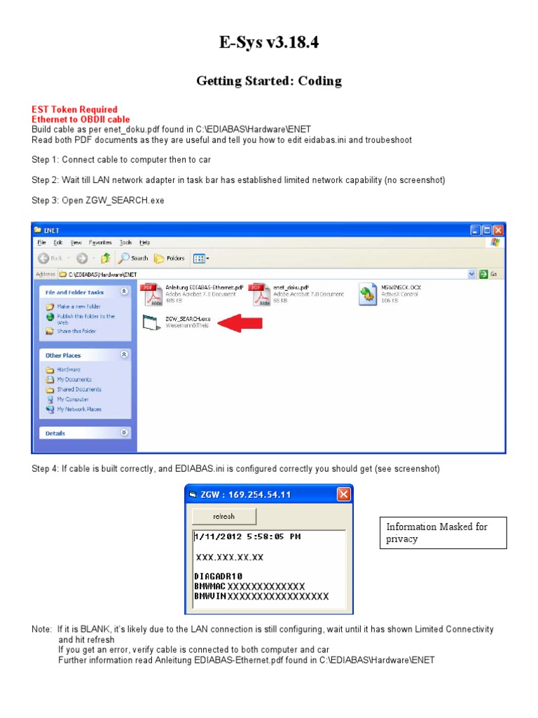 E-Sys - Getting Started Coding | Download Free PDF | Computer Network | System Software