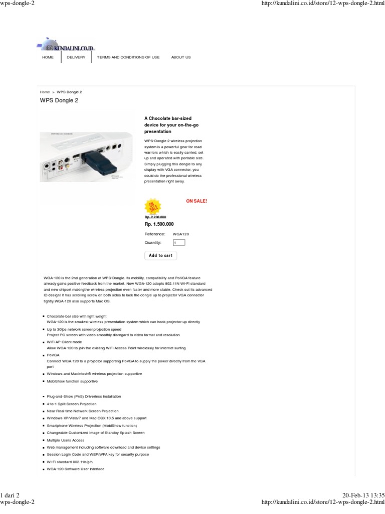 Wps Dongle 2 | PDF | Wi Fi | Display Resolution