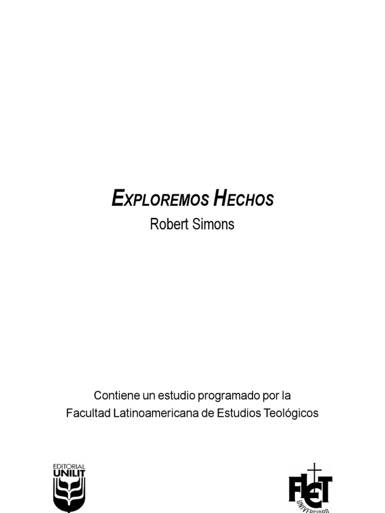 Roberto Simons - Exploremos Hechos | PDF | Evangelio De Lucas | Herodes el grande