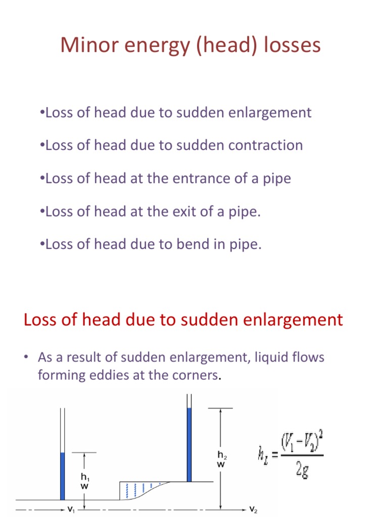 Fluid Dynamics: Pipe Flow Losses | PDF | Electrical Resistance And ...