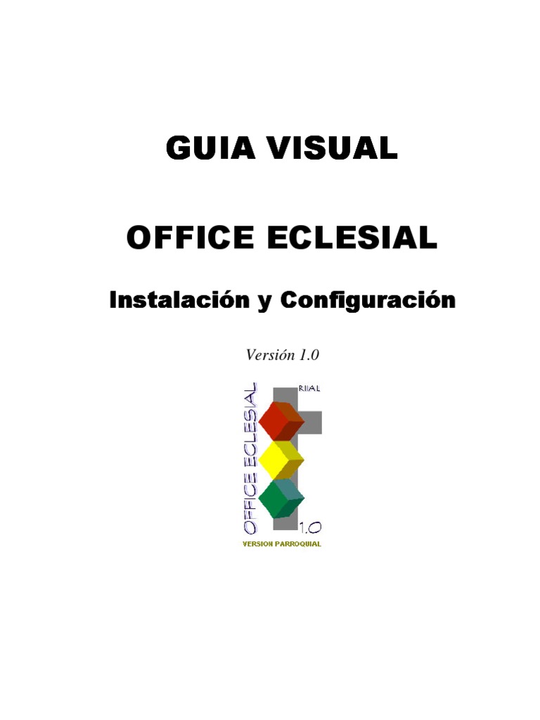 Guía Visual Office Eclesial Versión 1.6: Instalación y Configuración | PDF | Point and Click ...