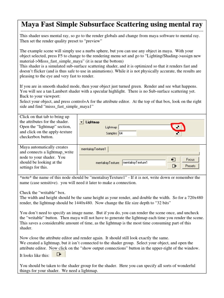 Subsurface Scattering | PDF | Rendering (Computer Graphics) | Shader