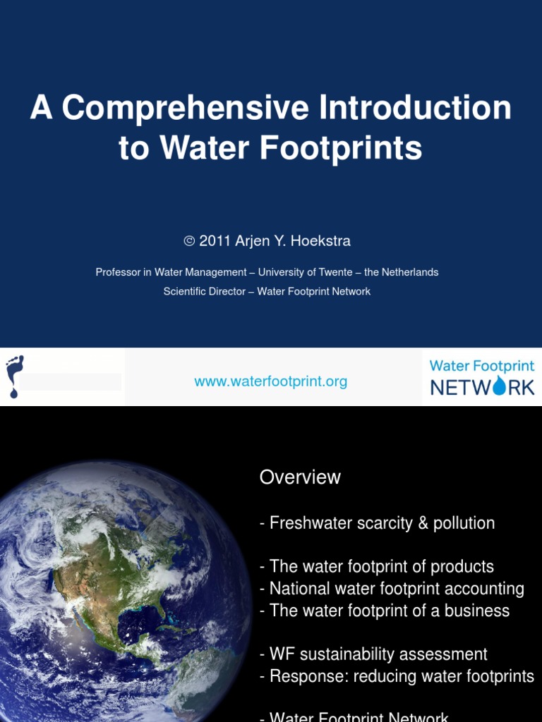 Understanding Water Footprints | PDF | Water Use | Water Resources