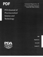 Pda Technical Reports List | PDF | Sterilization (Microbiology ...